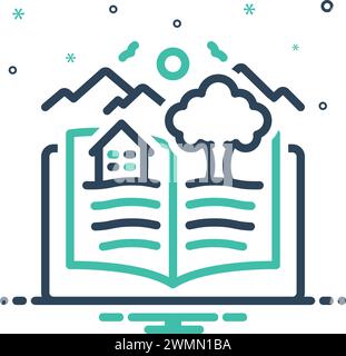 Icon for tale,narrative Stock Vector Image & Art - Alamy