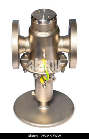 Bypass valve for liquids and gases with direct acting pressure ...