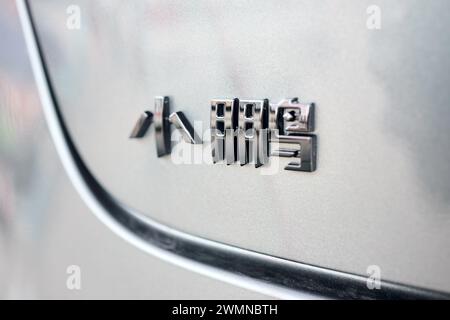XPENG company logo, brand emblem, brand logo. Chinese car manufacturer ...