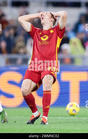 Olimpico Stadium, Rome, Italy - Rasmus Hojlund of SSC Napoli during ...