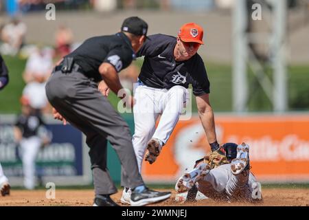 Detroit Tigers second baseman Colt Keith (33) during the seventh inning ...