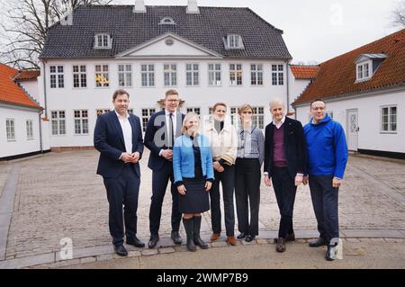 Magdalena Andersson from Sweden and Prime Minister Mette Frederiksen ...