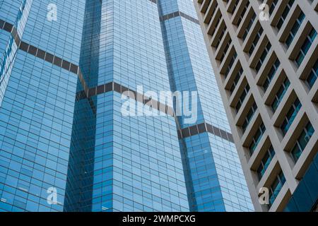 Texture plexus weave window skyscrapers facade Stock Photo - Alamy
