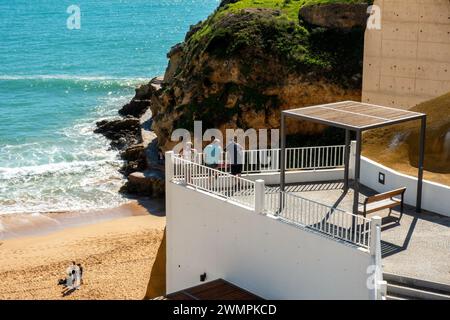 The New Beach Access Steps And Lookout In Albufeira Old Town At Peneco ...