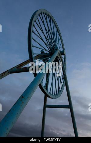 Apedale Pit Wheel Stock Photo - Alamy