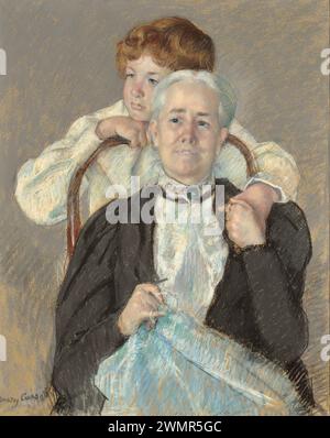 Mary Cassatt, Portrait of Mrs. Cyrus J. Lawrence with her Grandson R ...