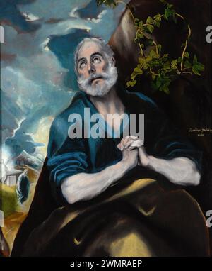 El Greco - Tears of St. Peter Stock Photo - Alamy