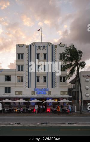Miami, USA. 24th Oct, 2023. South Beach Ocean Drive Scarface chainsaw ...