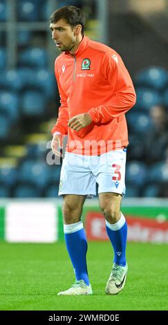 Blackburn Rovers' Harry Pickering during the Sky Bet Championship match ...