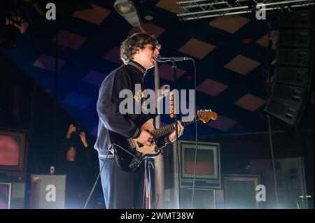Jack Cochrane of The Snuts performing at Barrowland in Glasgow on the ...