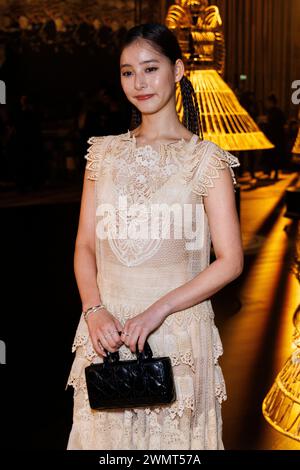 Yuko Araki attends the Christian Dior Spring/Summer 2024 womenswear ...