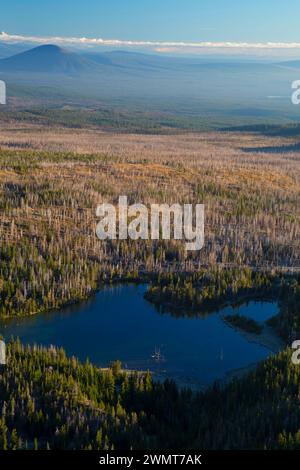Little Three Creek Lake from Tam McArthur Rim Trail, Three Sisters ...