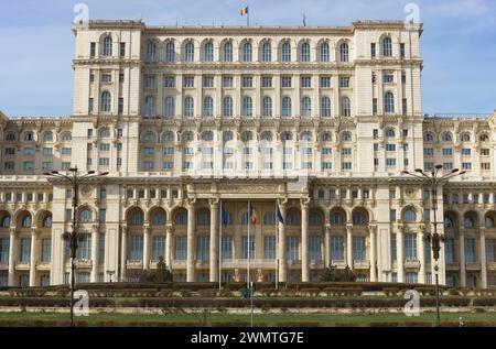 Bucharest, Romania - 27th Feb, 2024: The Palace of the Romanian ...