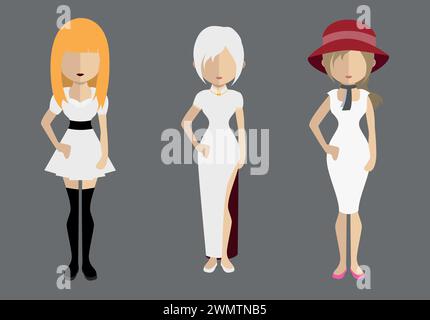 Vector Modern people avatars set Stock Vector Image & Art - Alamy