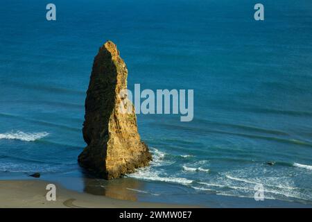 NEEDLE ROCK AT CAPE BLANCO OREGON Stock Photo - Alamy