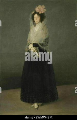 Portrait of the Marquise de la Solana is an oil on canvas full length ...