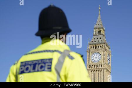LONDON- FEBRUARY 19, 2024: Police ANPR (automated number plate ...