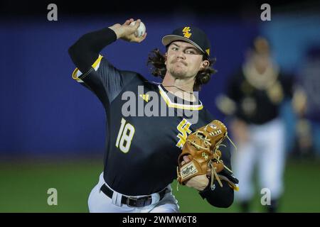 Southern Mississippi pitcher JB Middleton (18) throws against Louisiana ...