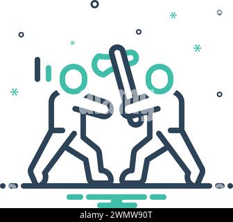 Icon for enemies,adversary Stock Vector Image & Art - Alamy