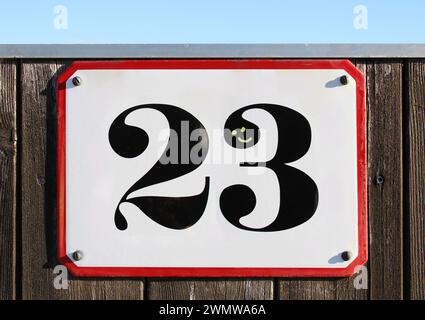 Number 23 (number twenty-three) Anniversary celebration design with a ...
