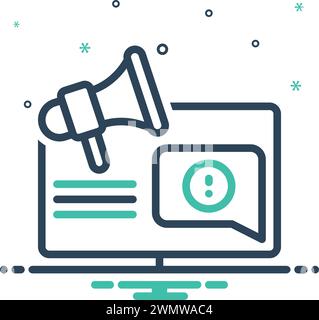 Icon for informed,suggested Stock Vector Image & Art - Alamy