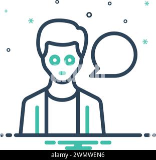 Icon for tell,told Stock Vector Image & Art - Alamy