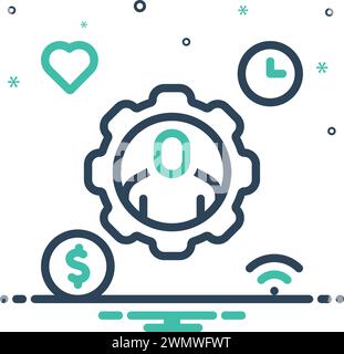 Icon for resources,modality Stock Vector Image & Art - Alamy