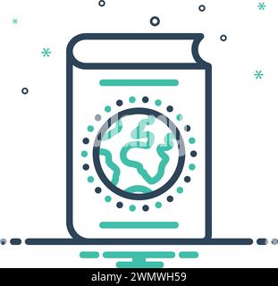 Icon for atlas,booklet Stock Vector Image & Art - Alamy