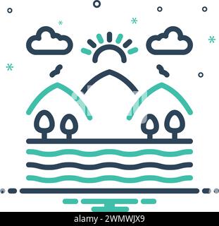 Icon for vast,enormous Stock Vector Image & Art - Alamy