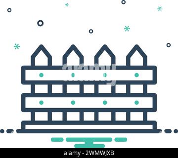 Icon for boundaries,barrier Stock Vector Image & Art - Alamy