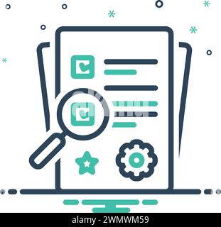 Icon for specific,document Stock Vector Image & Art - Alamy