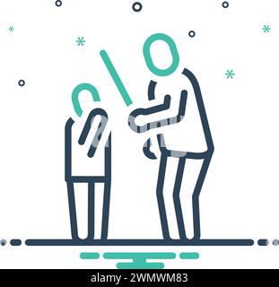 Icon for strict,scared Stock Vector Image & Art - Alamy