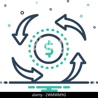 Icon for circulation,diffusion Stock Vector Image & Art - Alamy