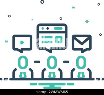 Icon for syndication,combination Stock Vector Image & Art - Alamy