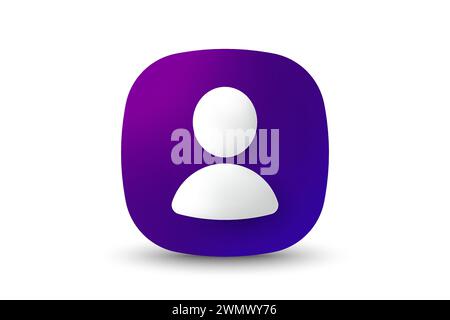 Purple avatar. Purple placeholder. Profile icon Stock Vector Image ...