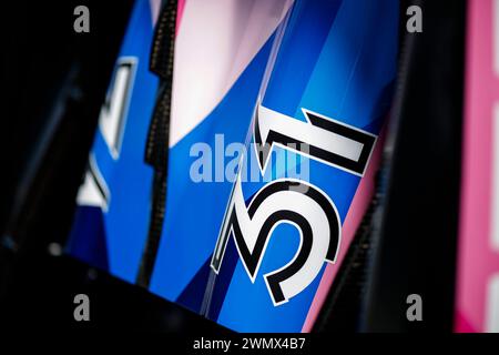 Alpine F1 Team A524, mechanical detail engine, moteur cover ...