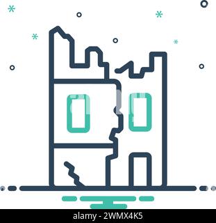 Icon for destroyed,undone Stock Vector Image & Art - Alamy