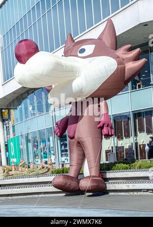 Beloved Sarajevo wolf mascot, Vucko, arrives at Alta Shopping Center ...