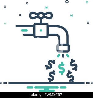 Icon for money flow,cashflow Stock Vector Image & Art - Alamy