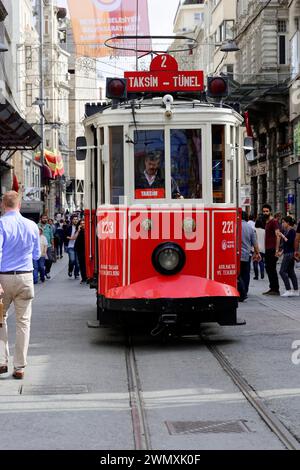 Turkey, Istanbul, Beyoglu, part of town of Taksim, Nevizade street ...