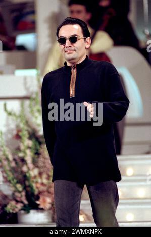 Sanremo Italy 22/02/1995: Pino Mango, Italian singer, during the ...