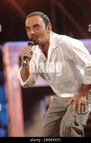 Milan Italy 30/05/2004: Pino Mango, Italian singer, during the ...
