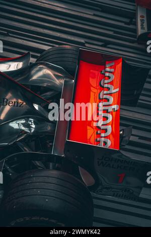 Ferrari and Mclaren Formula 1 Cars Display Stock Photo - Alamy