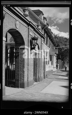 Wadsworth House and Harvard Yard Gates, Cambridge. Wadsworth House and ...