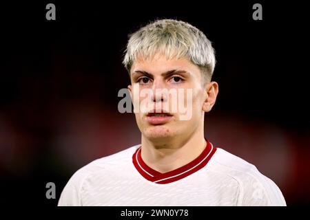 Manchester United's Alejandro Garnacho ahead of the Premier League ...