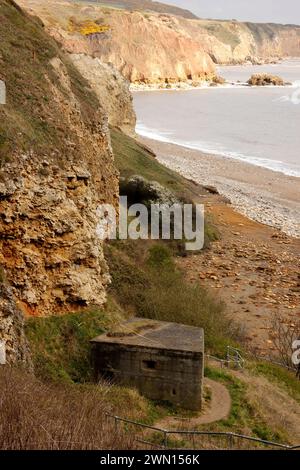 Easington Beach Pillbox, County Durham, England Stock Photo - Alamy