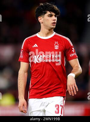 Nottingham Forest's Rodrigo Ribeiro during the Emirates FA Cup fifth ...