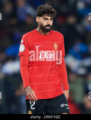 Samu Costa of RCD Mallorca looks on during the LaLiga EA Sports match ...