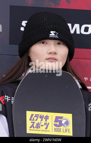 Nagano, Japan. 28th Feb, 2024. Yuto Miyamura Snowboarding : COWDAY ...