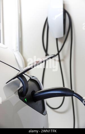 Tesla EV charging station Stock Photo - Alamy